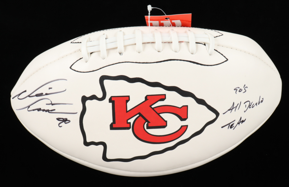 Neil Smith Signed Chiefs Logo Football Inscribed "90's All Decade Team ...