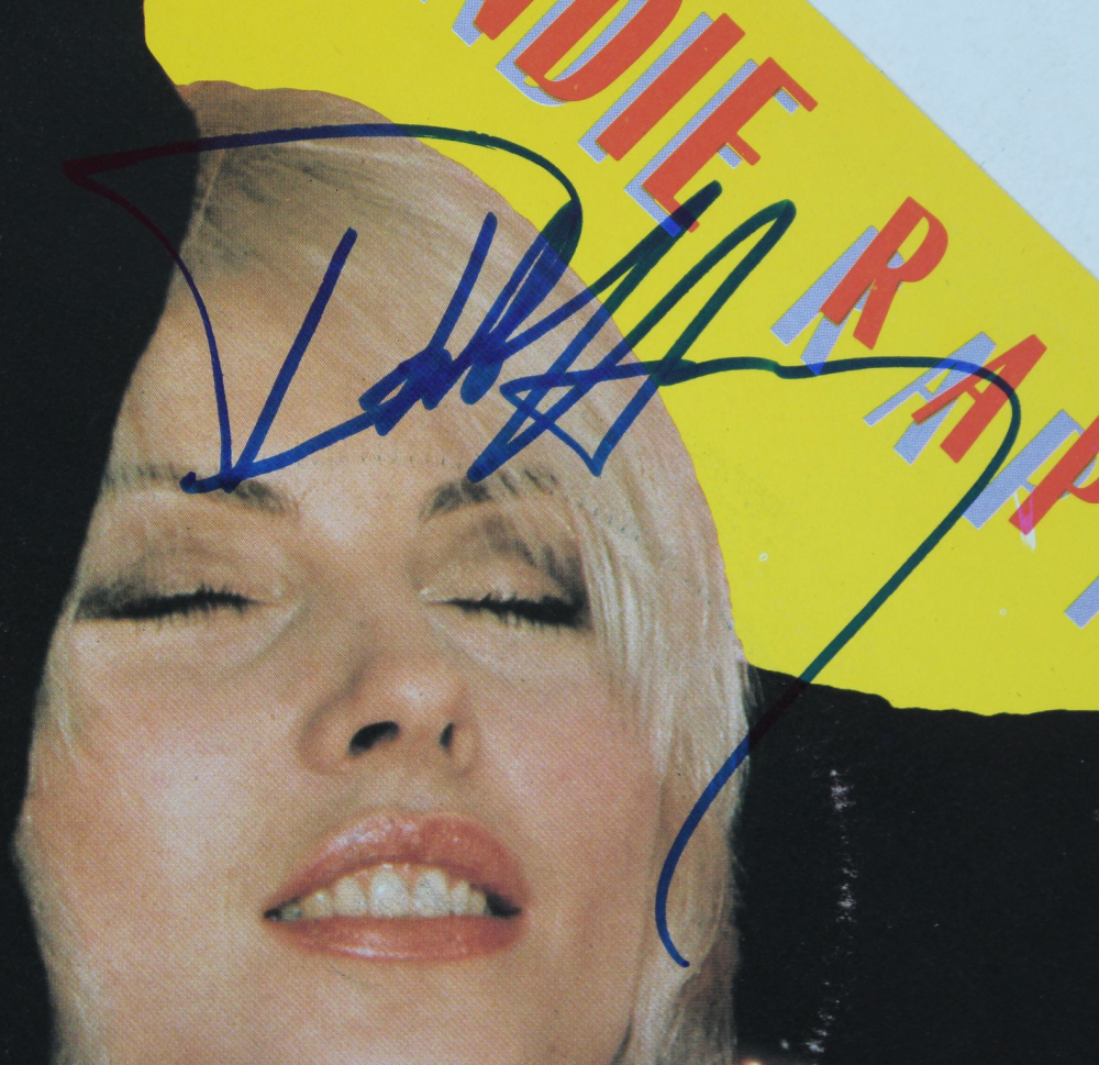 Debbie Harry Signed Blondie "Rapture" RPM Record Cover (Beckett ...