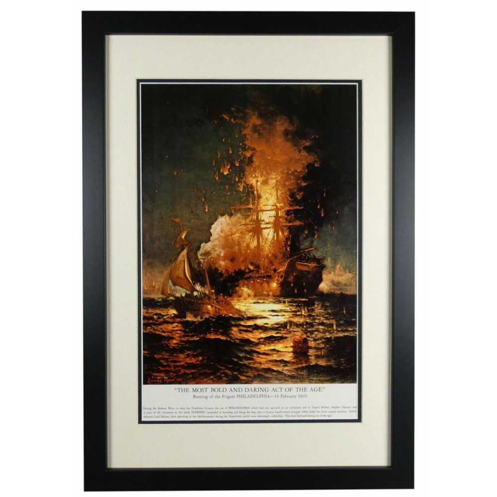 1803 "The Most Bold And Daring Act of the Age" Custom Framed Print ...