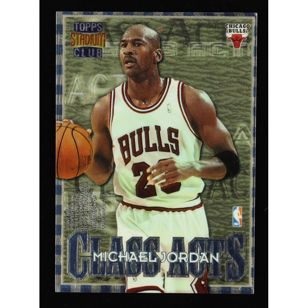Michael Jordan / Jerry Stackhouse 1996-97 Stadium Club Class Acts #CA1 ...