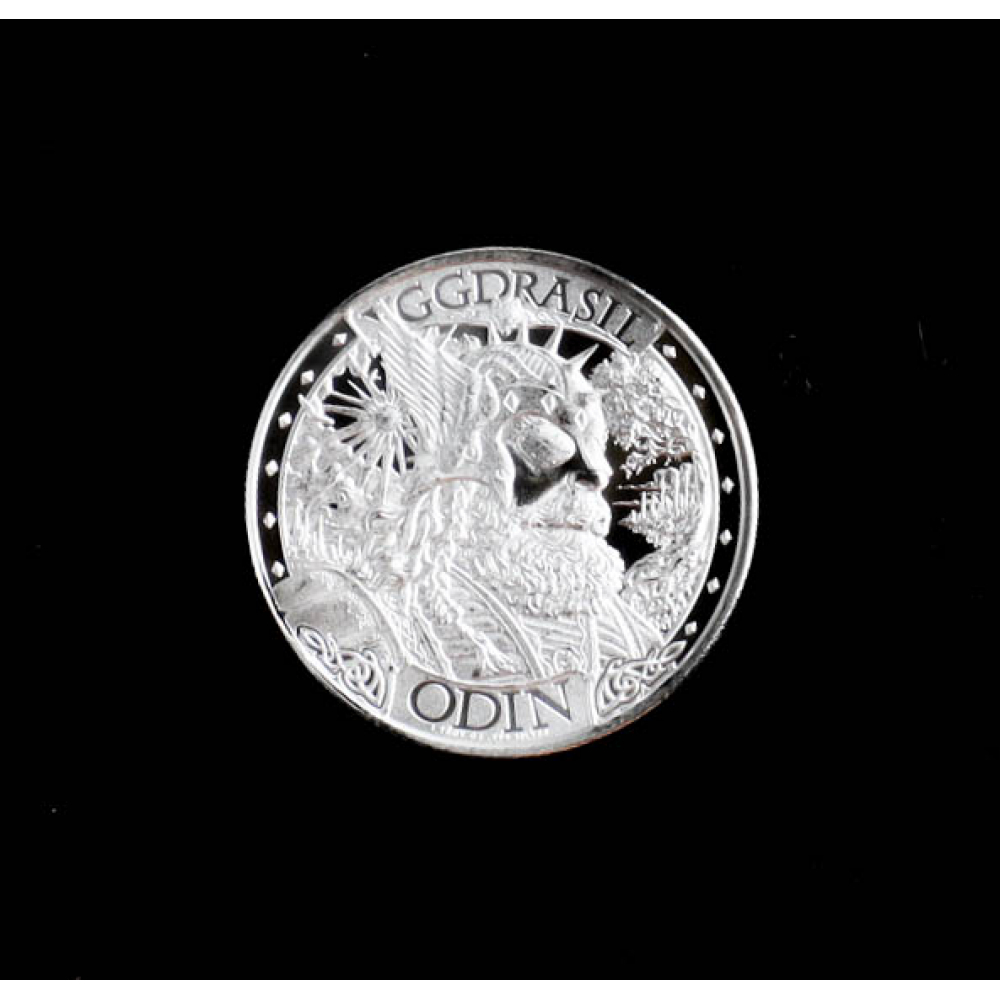 1 Oz. .999 Fine Silver "Odin - Crossing the Bifrost Bridge to Asgard ...
