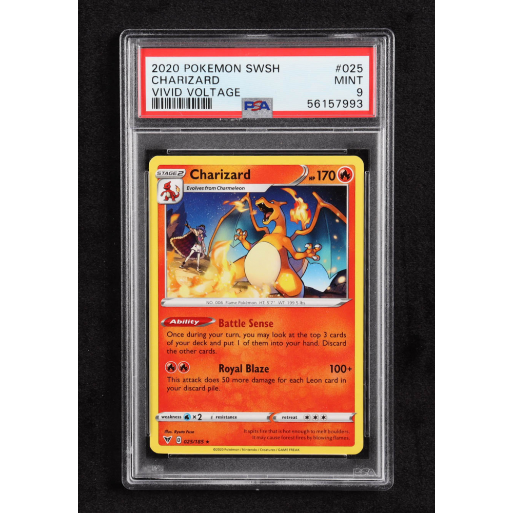 Charizard Pokemon 2020 Vivid Voltage #25 (PSA 9) | Pristine Auction