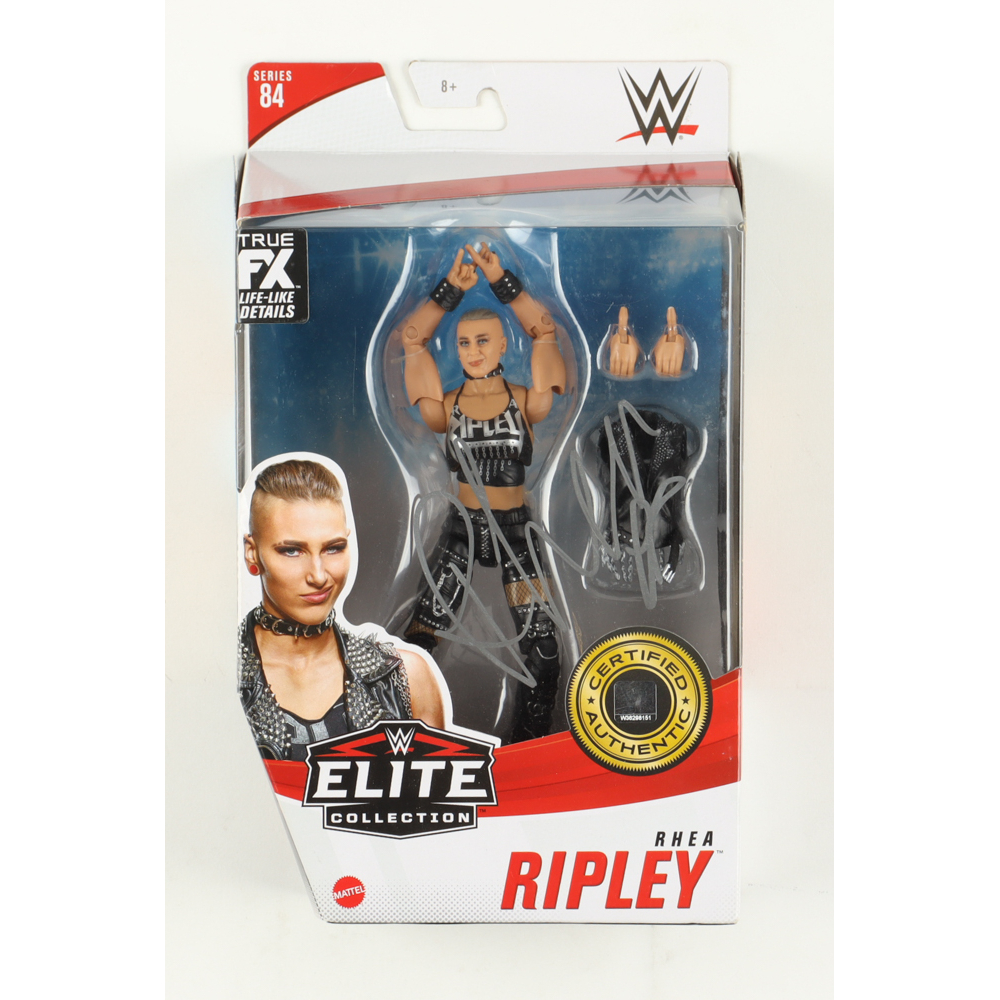 Rhea Ripley Signed WWE Elite Collection Action Figure (JSA) | Pristine ...