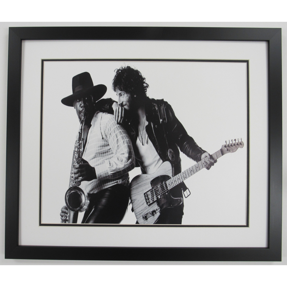 Bruce Springsteen & Clarence Clemons Custom Framed Photo | Pristine Auction
