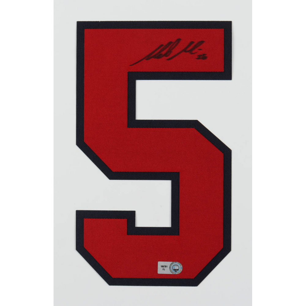 Mike Minor Signed Jersey Number "5" Patch (MLB) | Pristine Auction