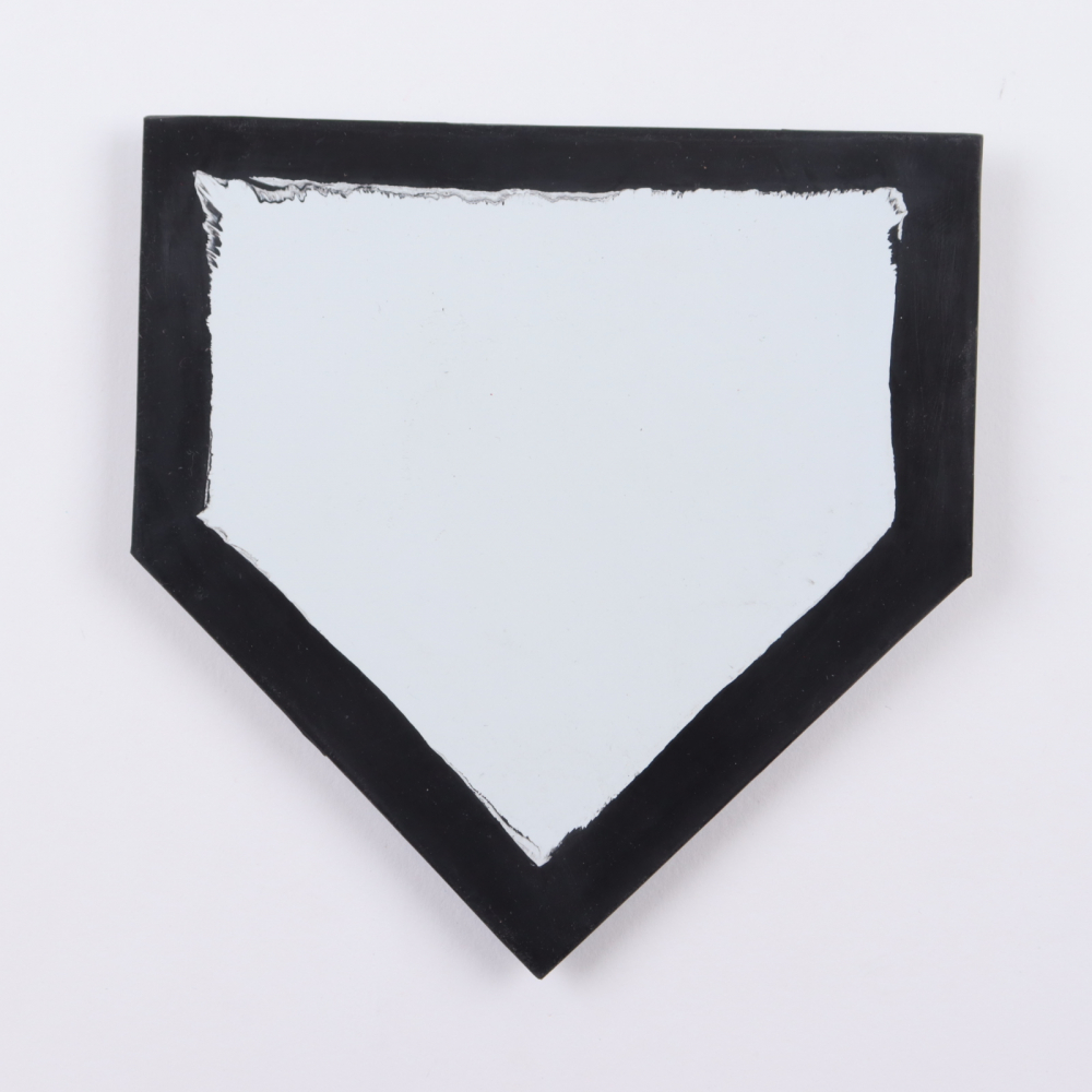 Martin Prado Signed 5x5 Braves Logo Mini Home Plate (MLB) | Pristine ...