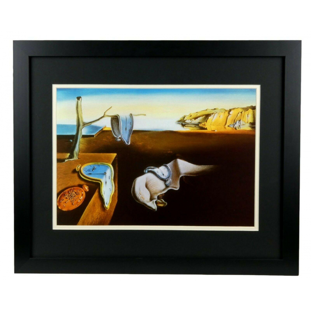 Salvador Dali "The Persistence of Memory" Custom Framed Print ...