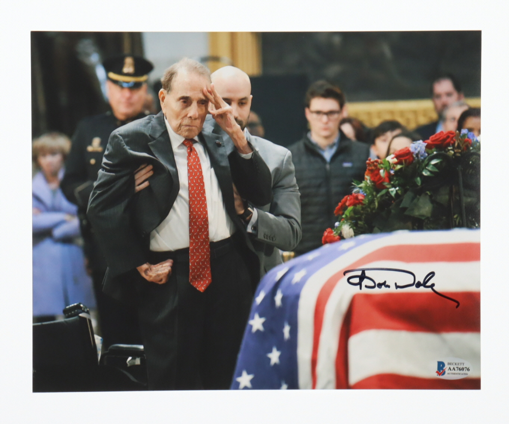 Bob Dole Signed 8x10 Photo (Beckett) | Pristine Auction