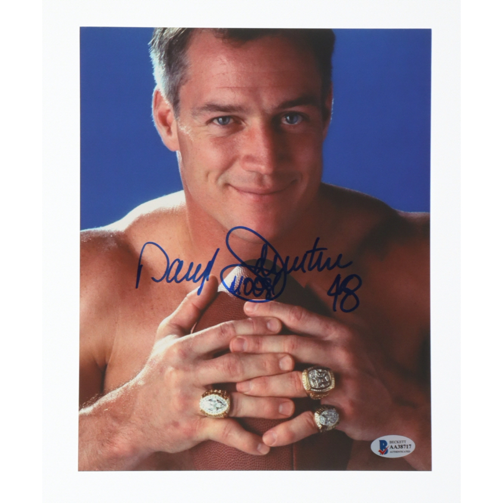 Daryl "Moose" Johnston Signed 8x10 Photo (Beckett) | Pristine Auction