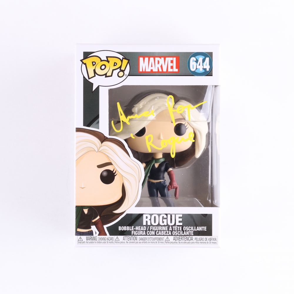 Anna Paquin Signed "Marvel" #644 Rogue Funko Pop! Vinyl Figure ...