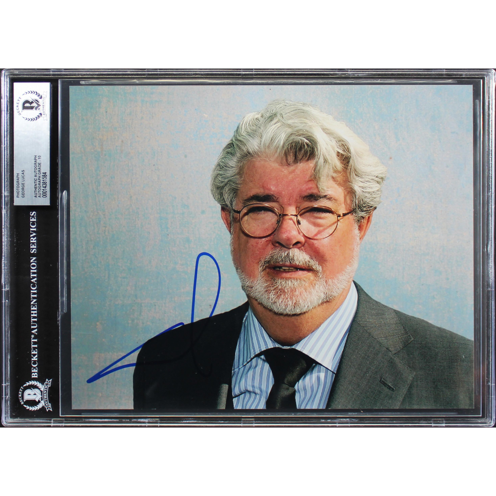 George Lucas Signed 8x10 Photo (Beckett) | Pristine Auction