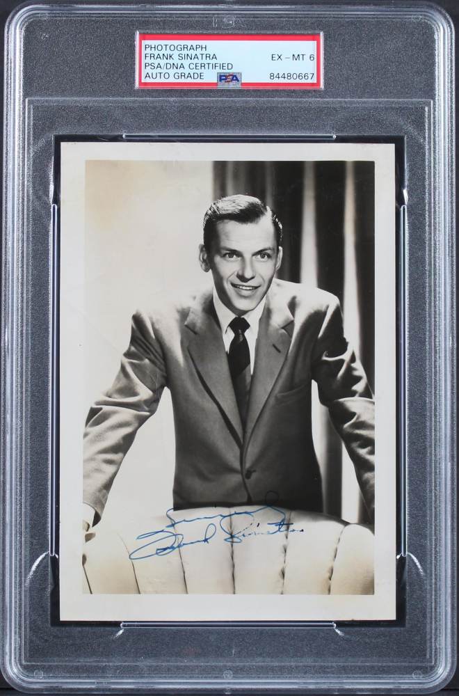 Frank Sinatra Signed 5x7 Photo Inscribed "Sincerely" (PSA) | Pristine ...