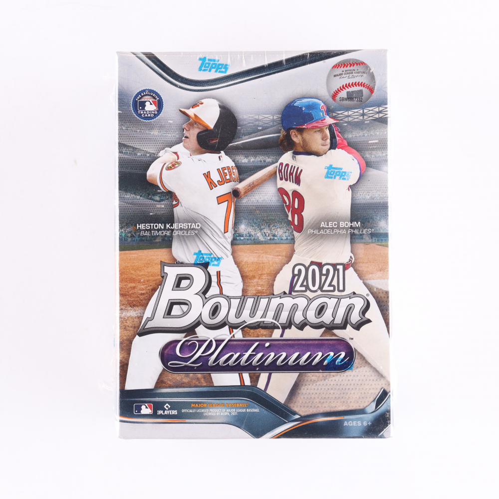 2021 Bowman Platinum Baseball Blaster Box with (8) Packs | Pristine Auction