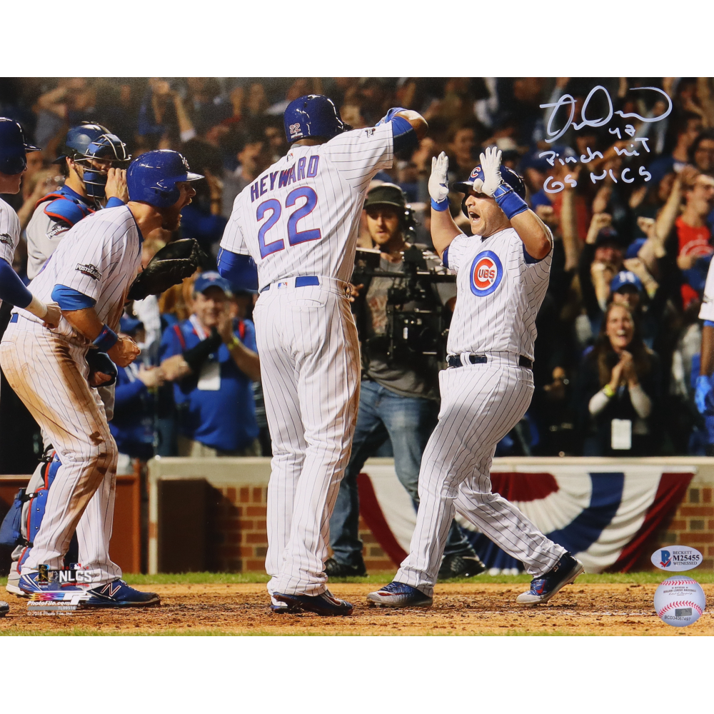 Miguel Montero Signed Cubs 11x14 Photo Inscribed "Pinch Hit" & "G5 NLCS ...