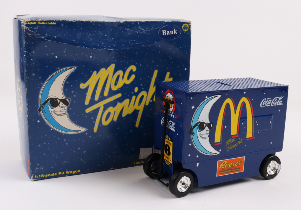 Bill Elliott LE #94 Mac Tonight 1997 Pit Wagon 1:16 Diecast Pit Wagon ...