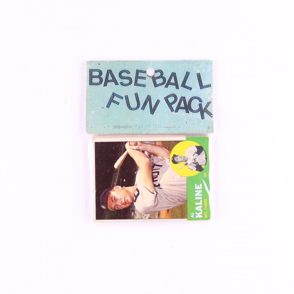 1963 Topps Baseball Card Fun Pack with (10) Cards | Pristine Auction