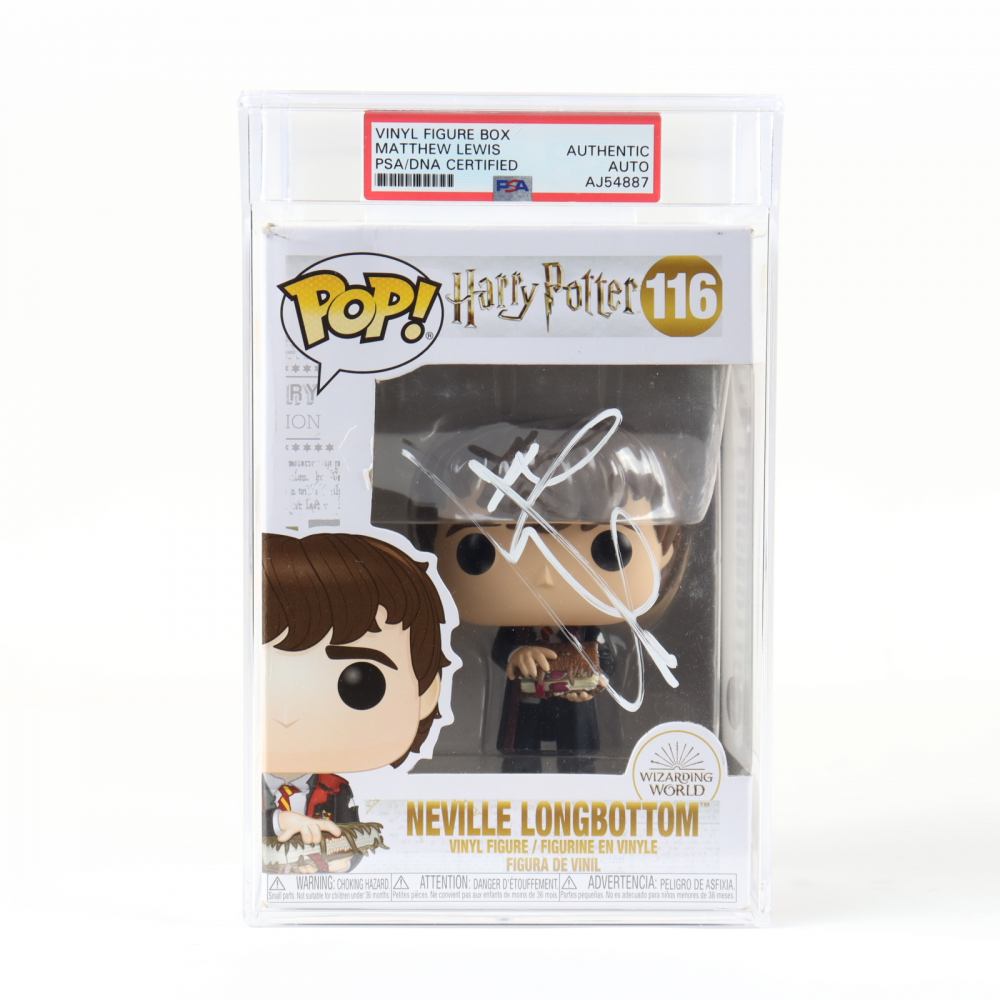 Matthew Lewis Signed "Harry Potter" #116 Neville Longbottom Funko Pop ...