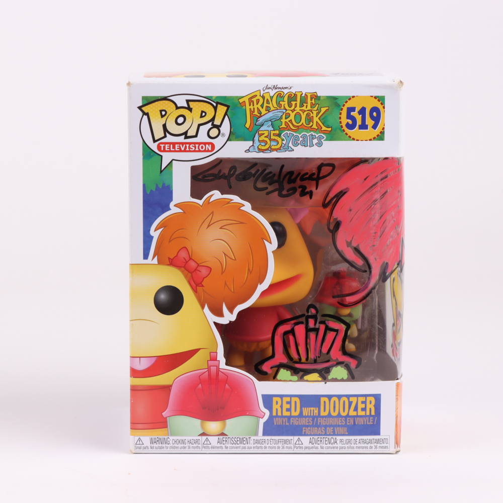 Guy Gilchrist Signed "Fraggle Rock 35 Years" #519 Red with Doozer Funko ...