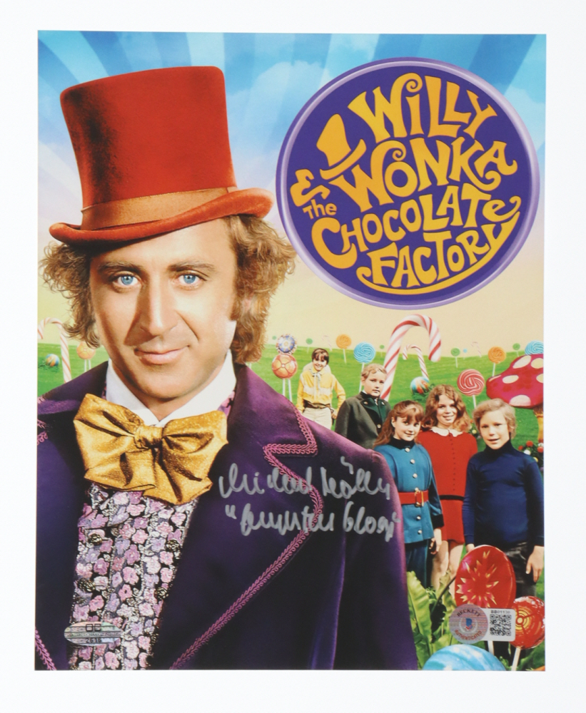 Michael Bollner Signed "Willy Wonka and The Chocolate Factory" 8x10 ...