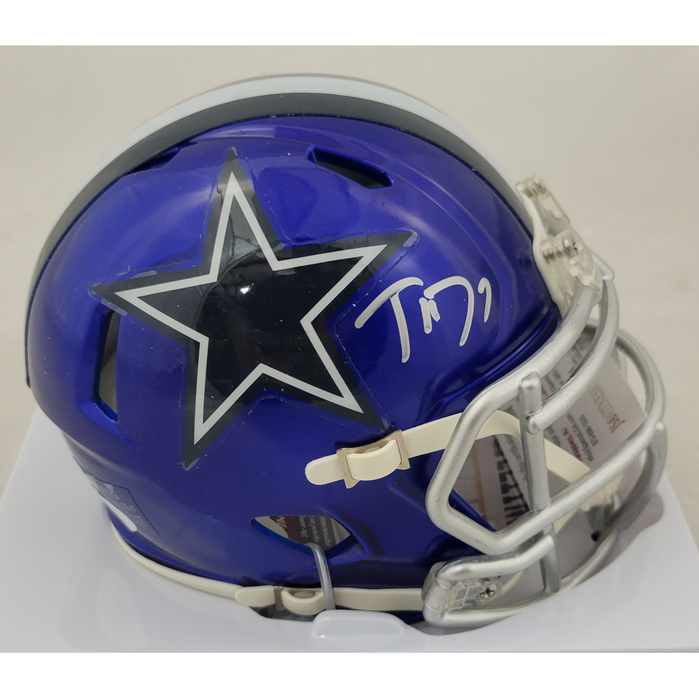 Trevon Diggs Signed Cowboys Flash Alternate Speed Mini Helmet (JSA ...