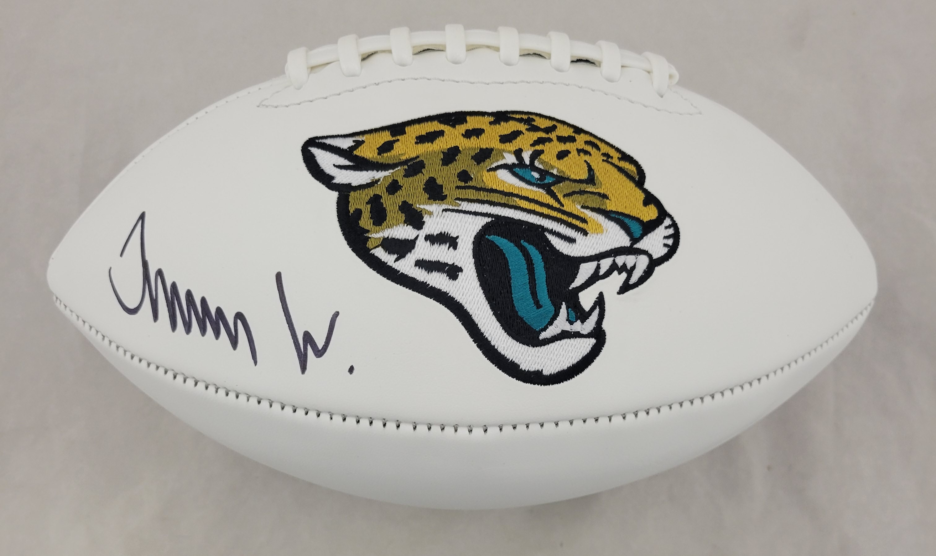 Travon Walker Signed Jaguars Logo Football (Beckett) | Pristine Auction