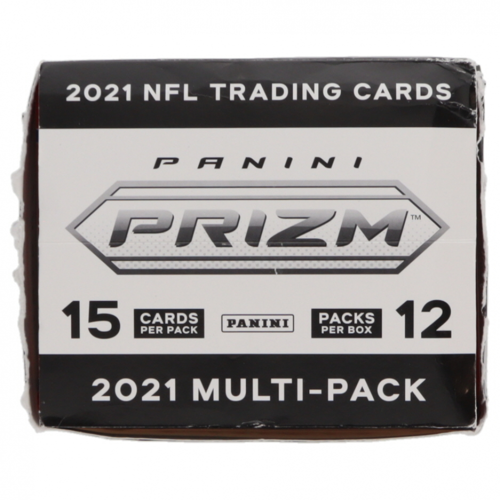 2021 Panini Prizm Football Cello Multi Pack Box with (12) Packs ...
