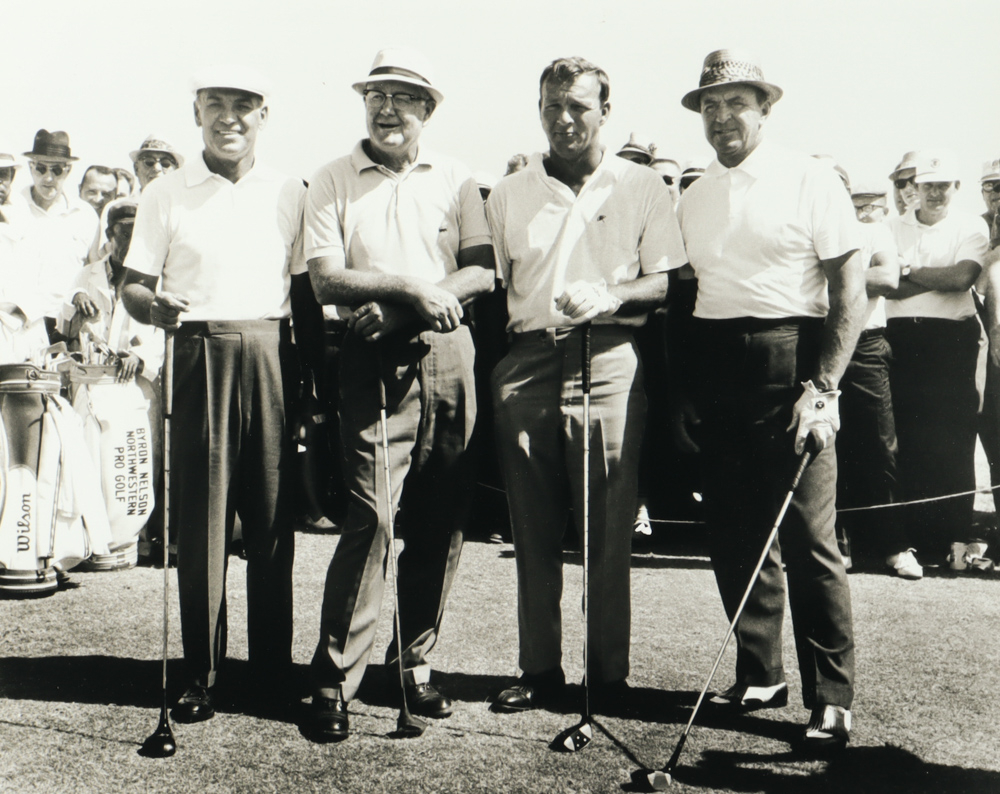 Ben Hogan, Byron Nelson, Sam Snead & Arnold Palmer 11x14 Photo ...
