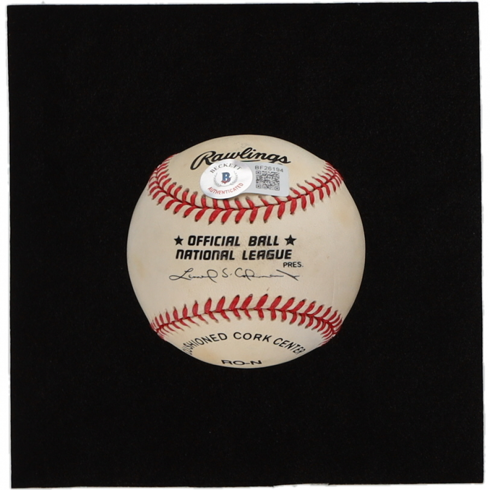 Tommy Holmes Signed ONL Baseball (Beckett) | Pristine Auction
