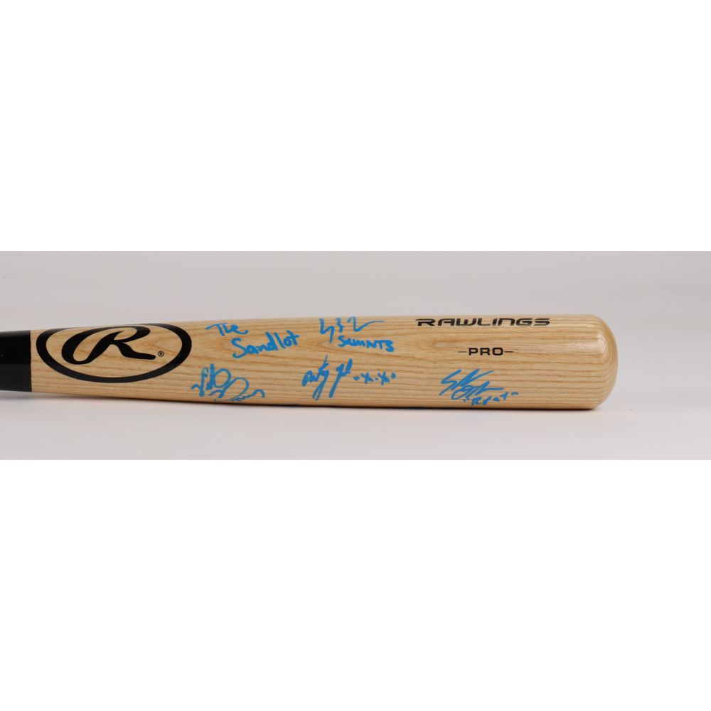 "The Sandlot" Rawlings Pro Baseball Bat Signed by (6) with Marty York ...