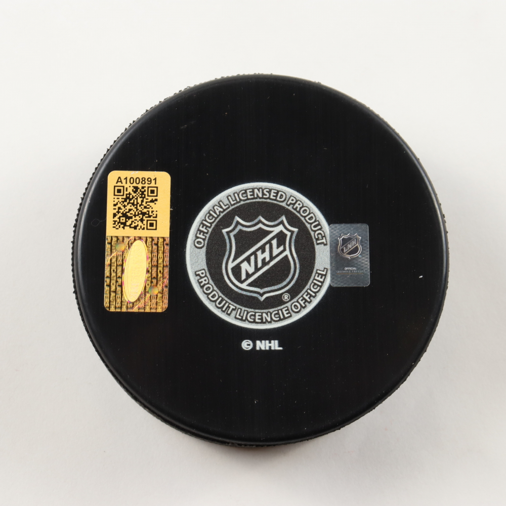 Mike Modano Signed Stars Logo Hockey Puck (Players Ink) | Pristine Auction