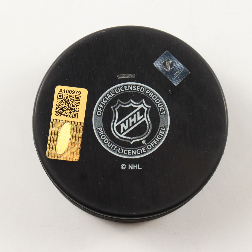 Mike Modano Signed Stars Logo Hockey Puck (Players Ink) | Pristine Auction