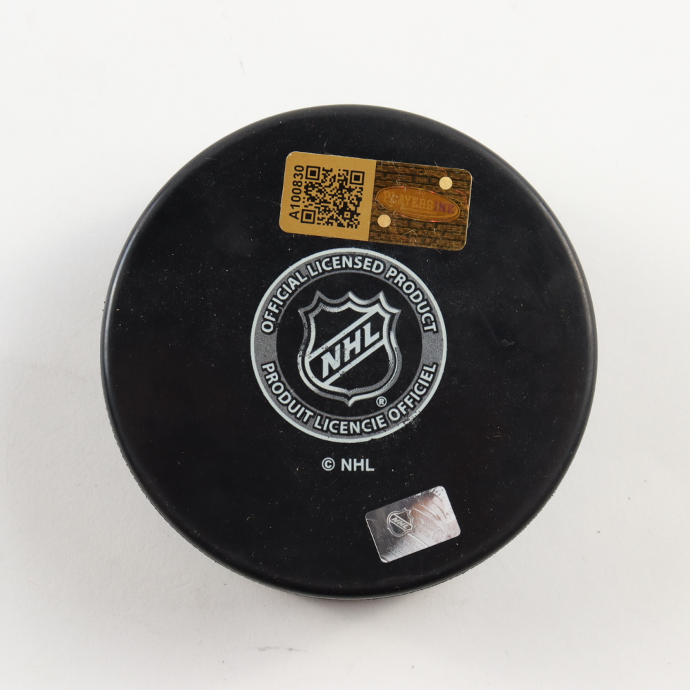 Mike Modano Signed Red Wings Logo Hockey Puck (Players Ink) | Pristine ...