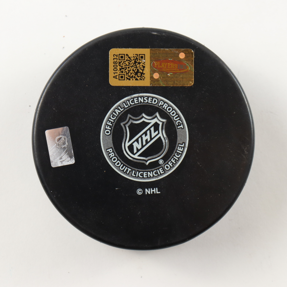 Mike Modano Signed Red Wings Logo Hockey Puck (Players Ink) | Pristine ...