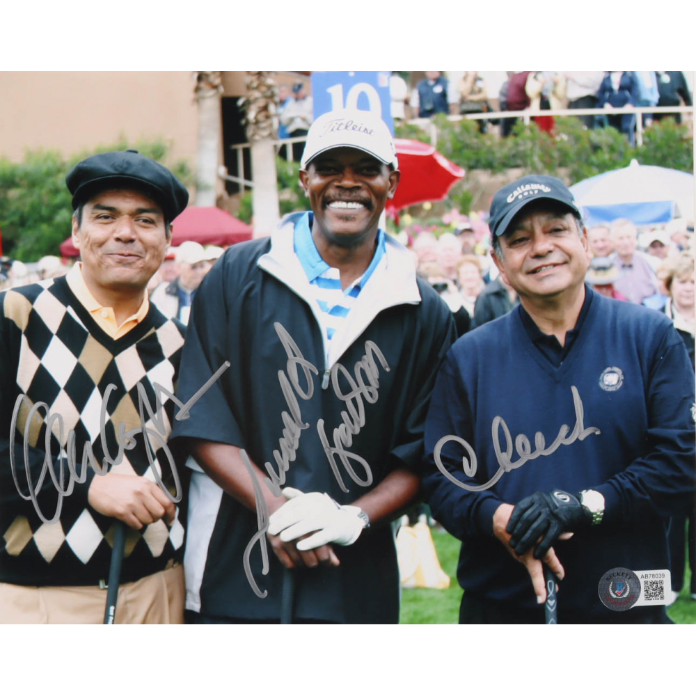 George Lopez, Samuel L. Jackson & Cheech Marin Signed Celebrity Golf ...