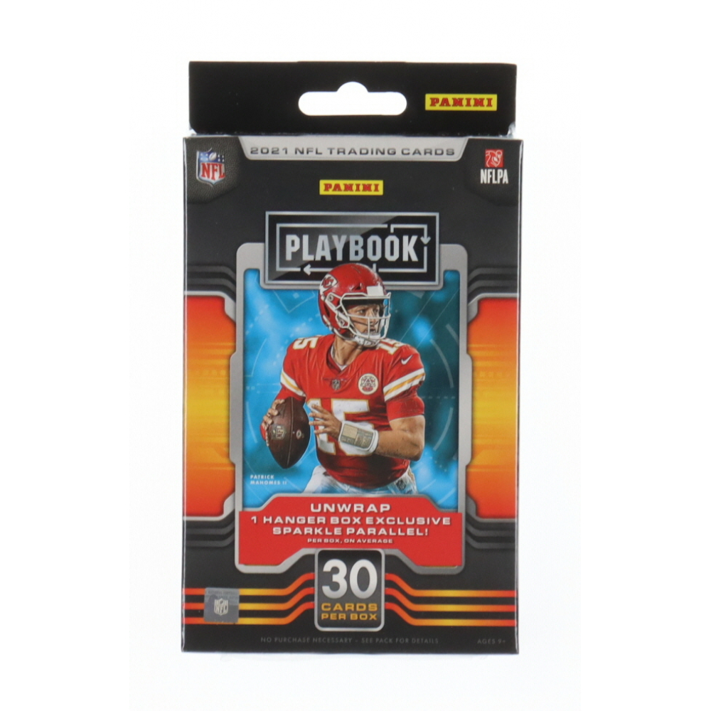 2021 Panini Playbook Football Hanger Box with (30) Cards | Pristine Auction