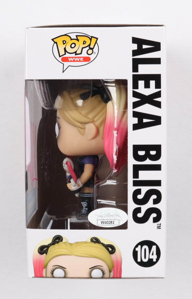 Alexa Bliss Signed "WWE" #104 Funko Pop! Vinyl Figure (JSA) | Pristine ...