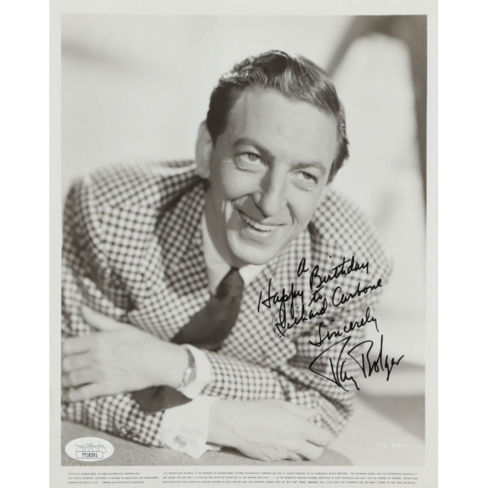 Ray Bolger Signed 8x10 Photo Inscribed "A Happy Birthday" (JSA ...