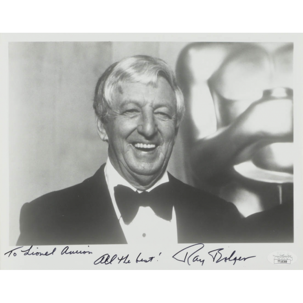 Ray Bolger Signed 8x10 Photo Inscribed "All The Best" (JSA) | Pristine ...