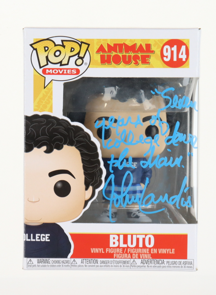 John Landis Signed "Animal House" #914 Bluto Funko Pop! Vinyl Figure ...