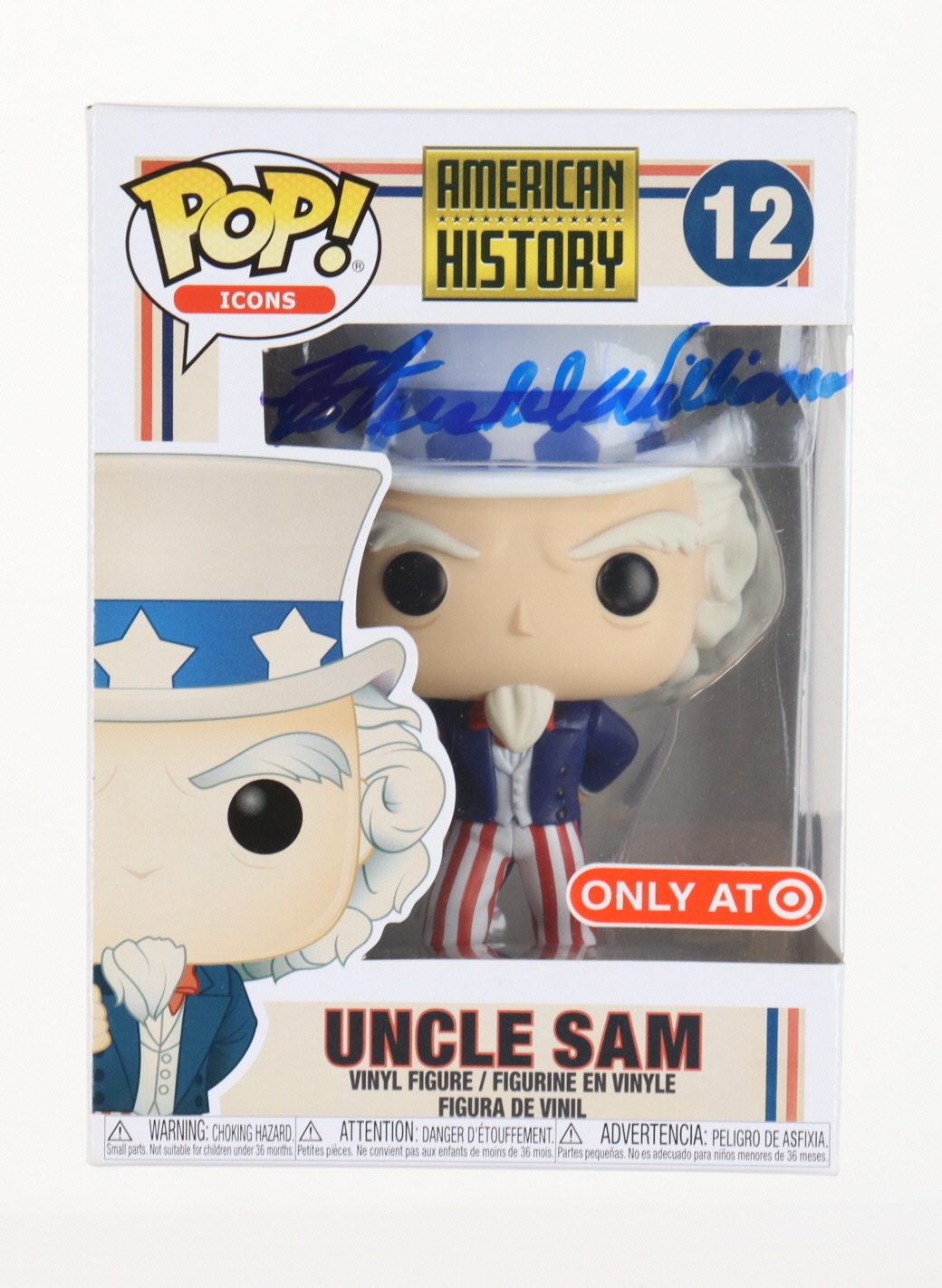 Hershel Williams Signed "American History" Uncle Sam #12 Funko Pop ...