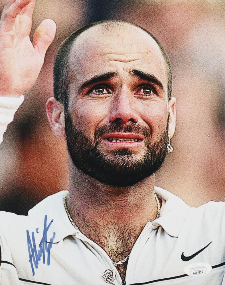 Andre Agassi Signed 8x10 Photo (JSA) | Pristine Auction