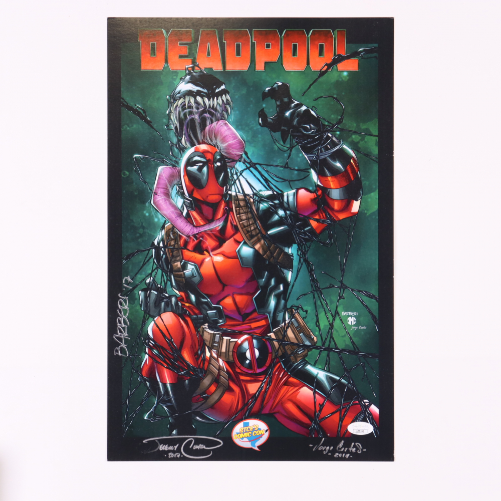 Jeremy Clark & Carlo Barberi Signed "Deadpool" 11x17 Print (JSA ...
