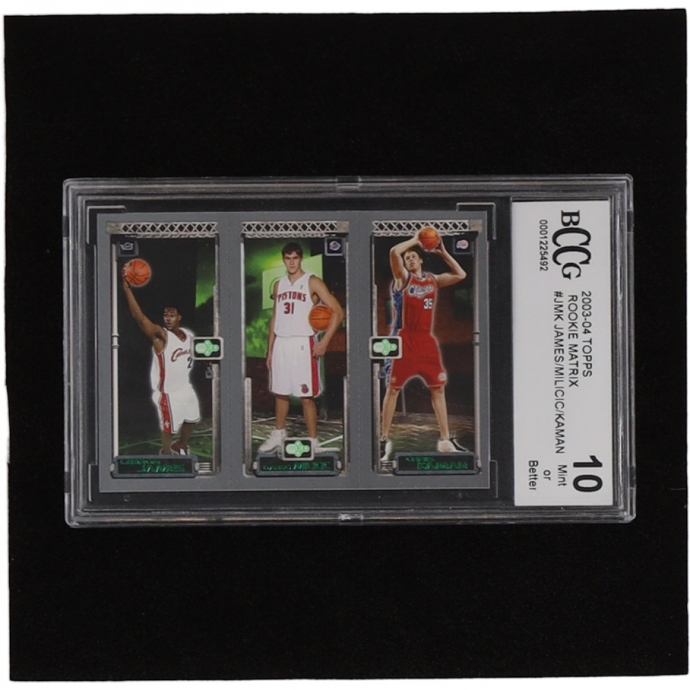 LeBron James 111 / Darko Milicic 112 / Chris Kaman 116 2003-04 Topps ...