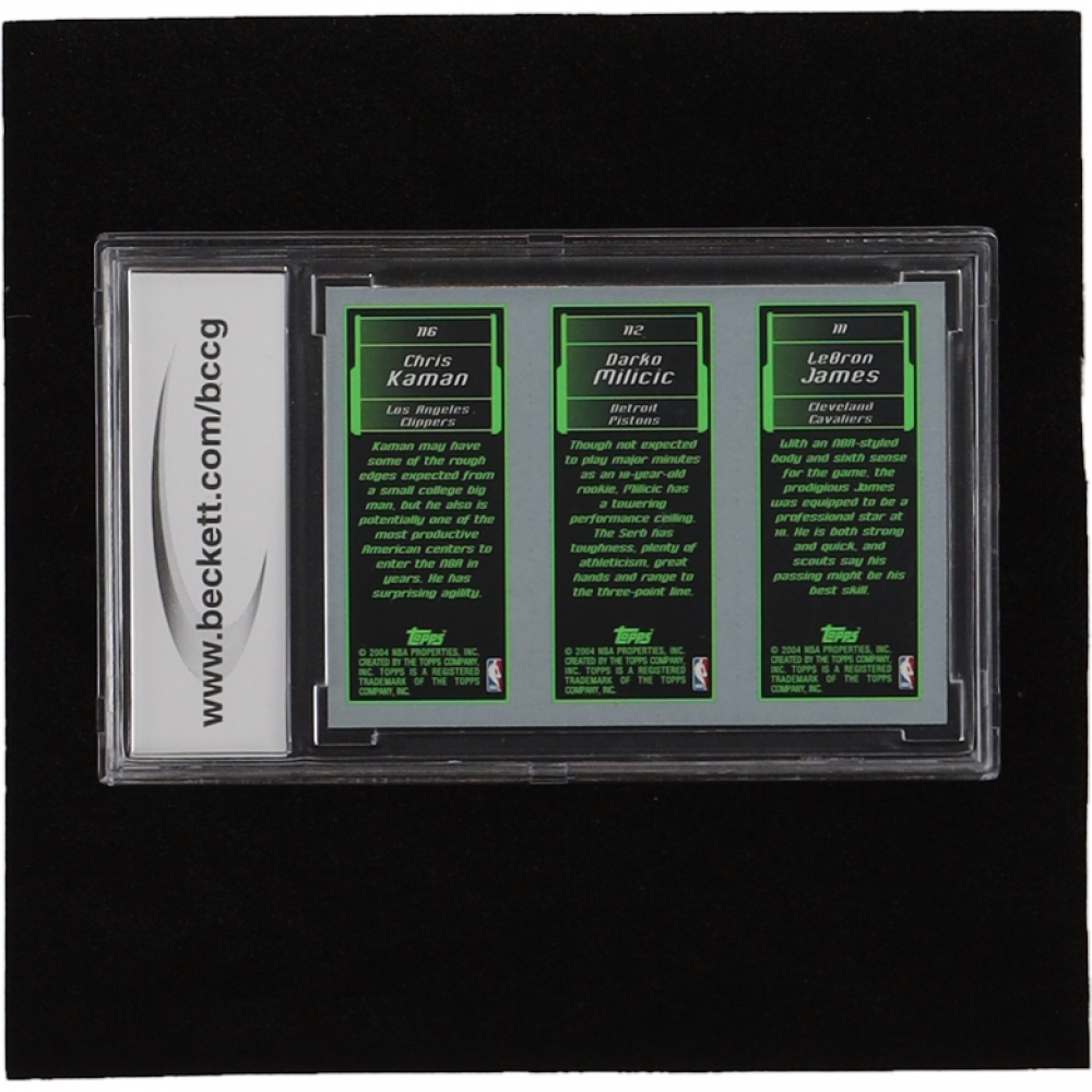 LeBron James 111 / Darko Milicic 112 / Chris Kaman 116 2003-04 Topps ...