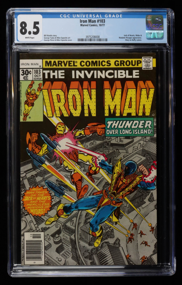 1977 "Iron Man" Issue #103 Marvel Comic Book (CGC 8.5) | Pristine Auction