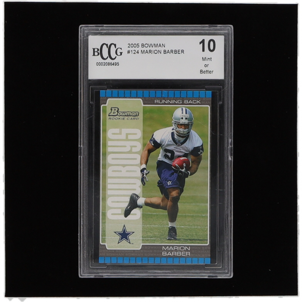 Marion Barber 2005 Bowman #124 RC (BCCG 10) | Pristine Auction