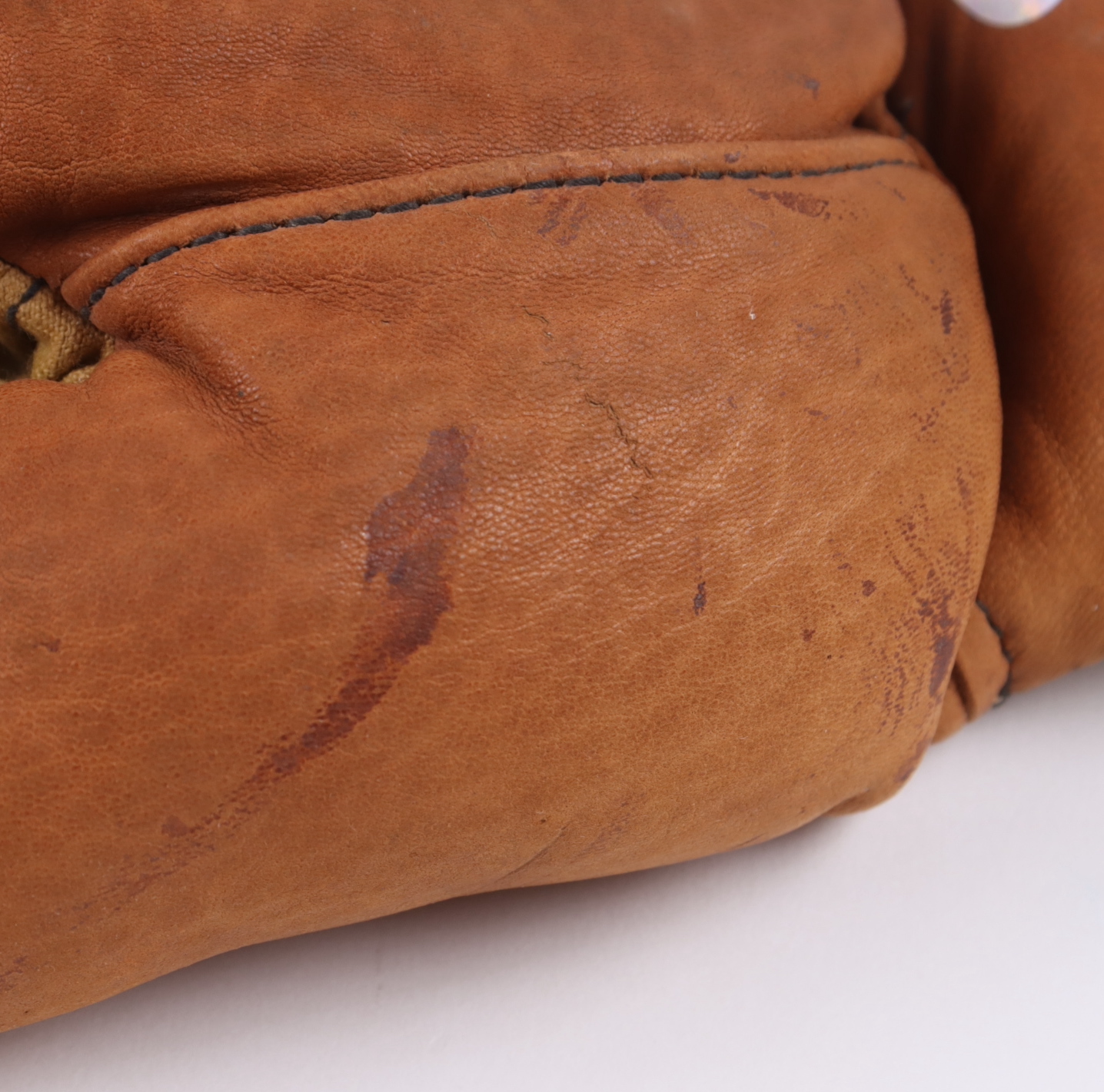 Mike Tyson Signed Vintage Pair of Goldsmith Boxing Gloves with Display ...