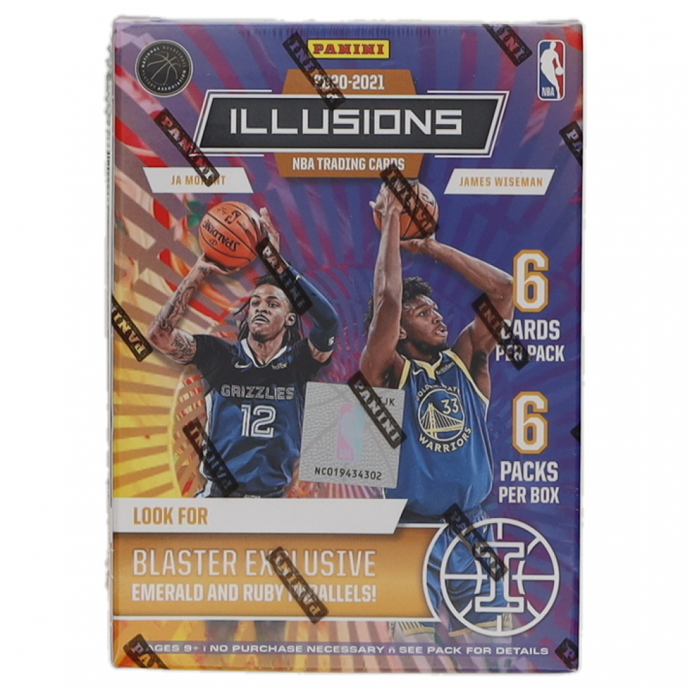 2020-21 Panini Illusions NBA Basketball Blaster Box with (6) Packs ...