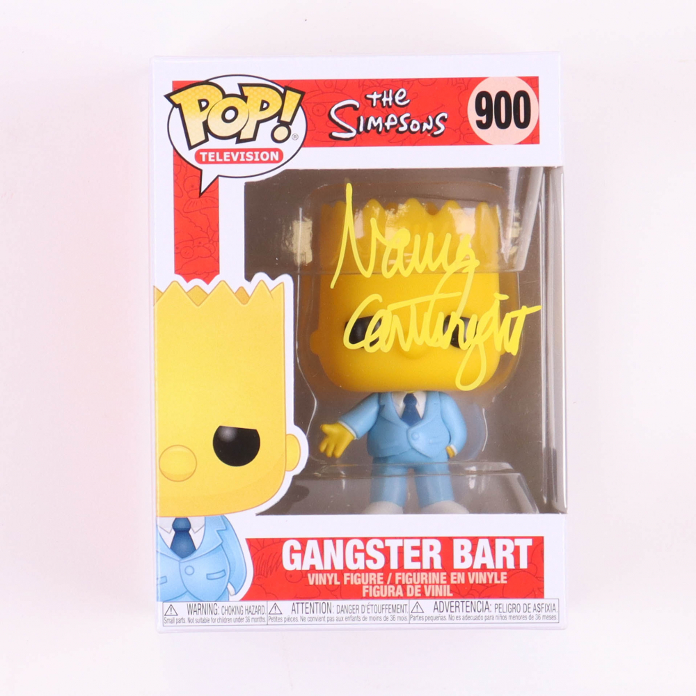 Nancy Cartwright Signed "The Simpsons" #900 Gangster Bart Funko Pop ...