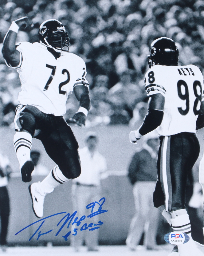 Tyrone Keys Signed Bears 8x10 Photo Inscribed "'85 Bears" (PSA ...